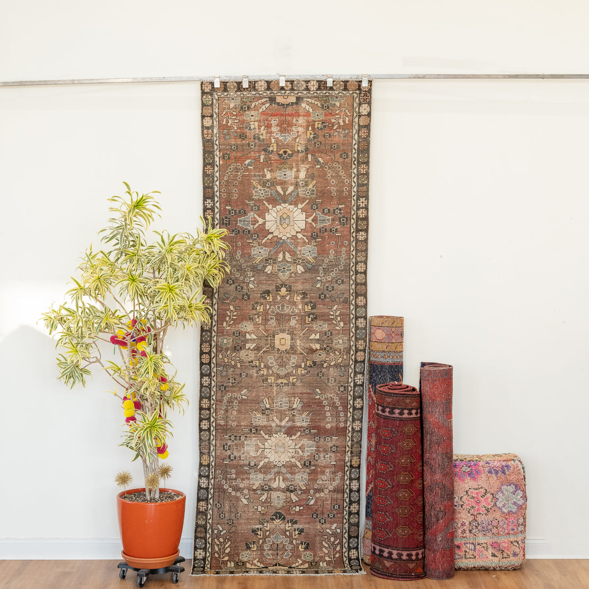 Handmade Tribal Vintage Runner | 3'2" X 9'10" – Nomadic Vintage Rugs