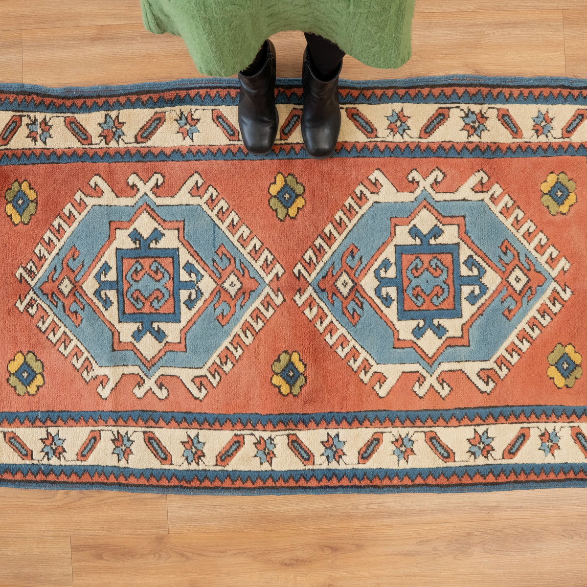 Nomadic Vintage Rugs – Handmade Turkish Medium Rug 6'3" X 4'5"